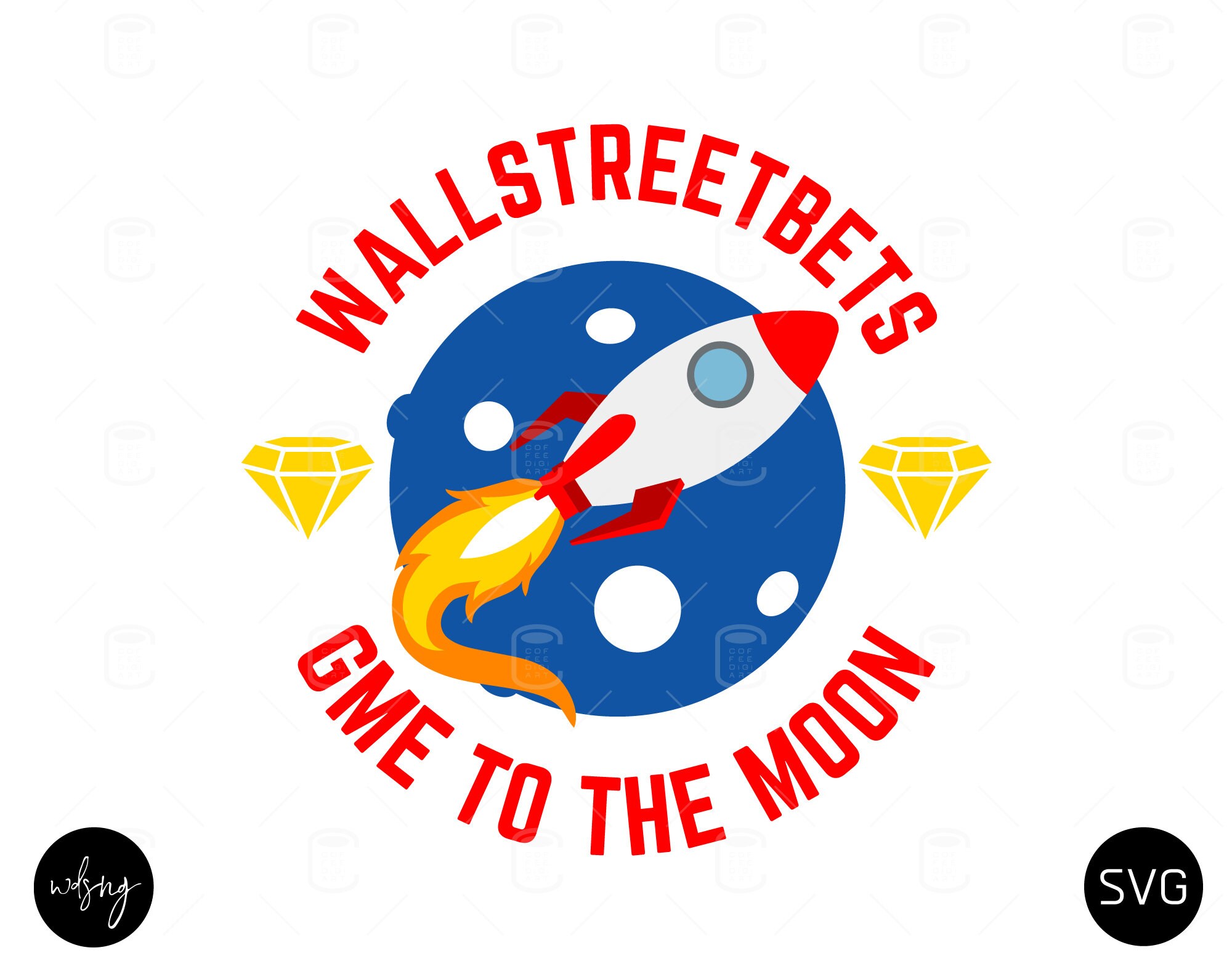 WSB Wall Street Bets BUNDLE - Svg, Png, Dxf Digital Download - Etsy