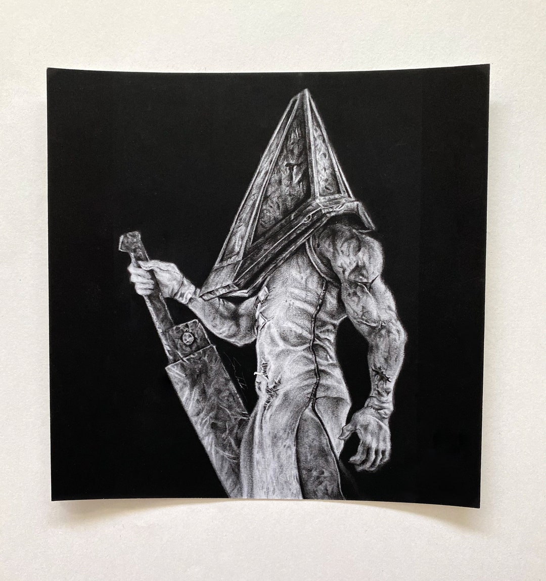 Pyramid Head | 6x6” Matte Art Print - Etsy