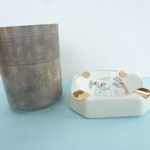 Posacenere vintage francese anni 70/80 Limoges, "Gli Amanti ...