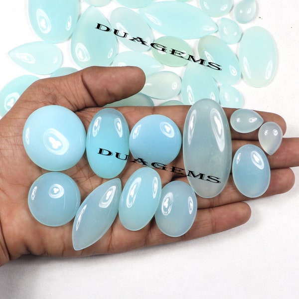 Aqua Blue Chalcedony - Etsy