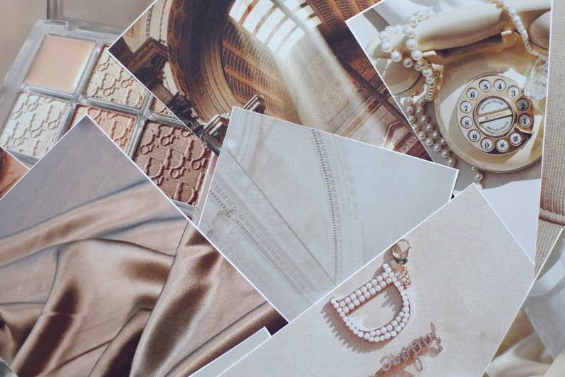 60 Beige Brown Aesthetic Photo Wall Collage Kit Boujee - Etsy UK