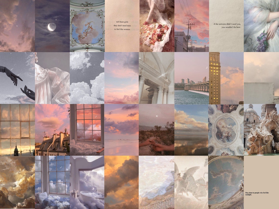 100 PCS Angel Core Aesthetic Wall Collage Kit Dreamy Wall - Etsy