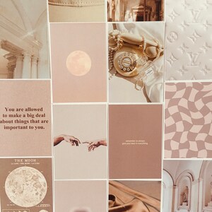 100 PCS Beige Collage Kit Aesthetic Wall Art Neutral Photo - Etsy UK