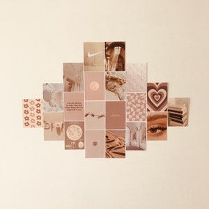 100 PCS Beige Collage Kit Aesthetic Wall Art Neutral Photo - Etsy UK