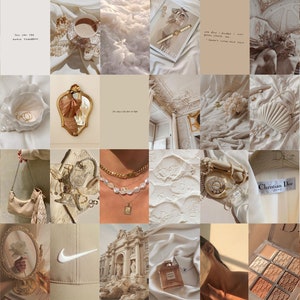 100 PCS Beige Collage Kit Aesthetic Wall Art Neutral Photo - Etsy UK