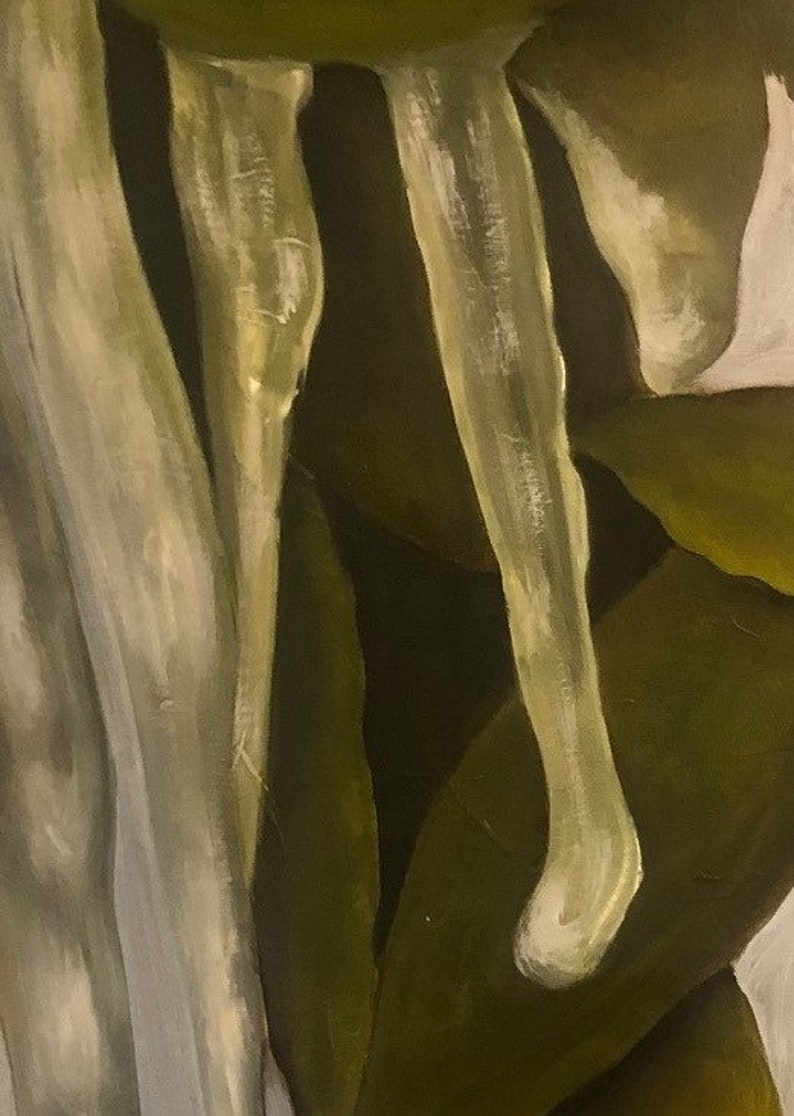 Frozen Orange Tree Painting: Florida Citrus County Art - Etsy