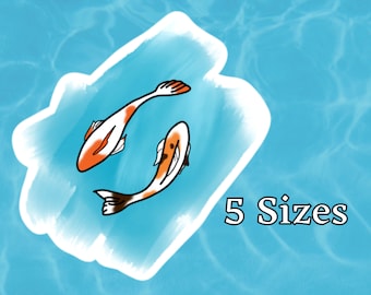 Fish Pond Sticker - Etsy
