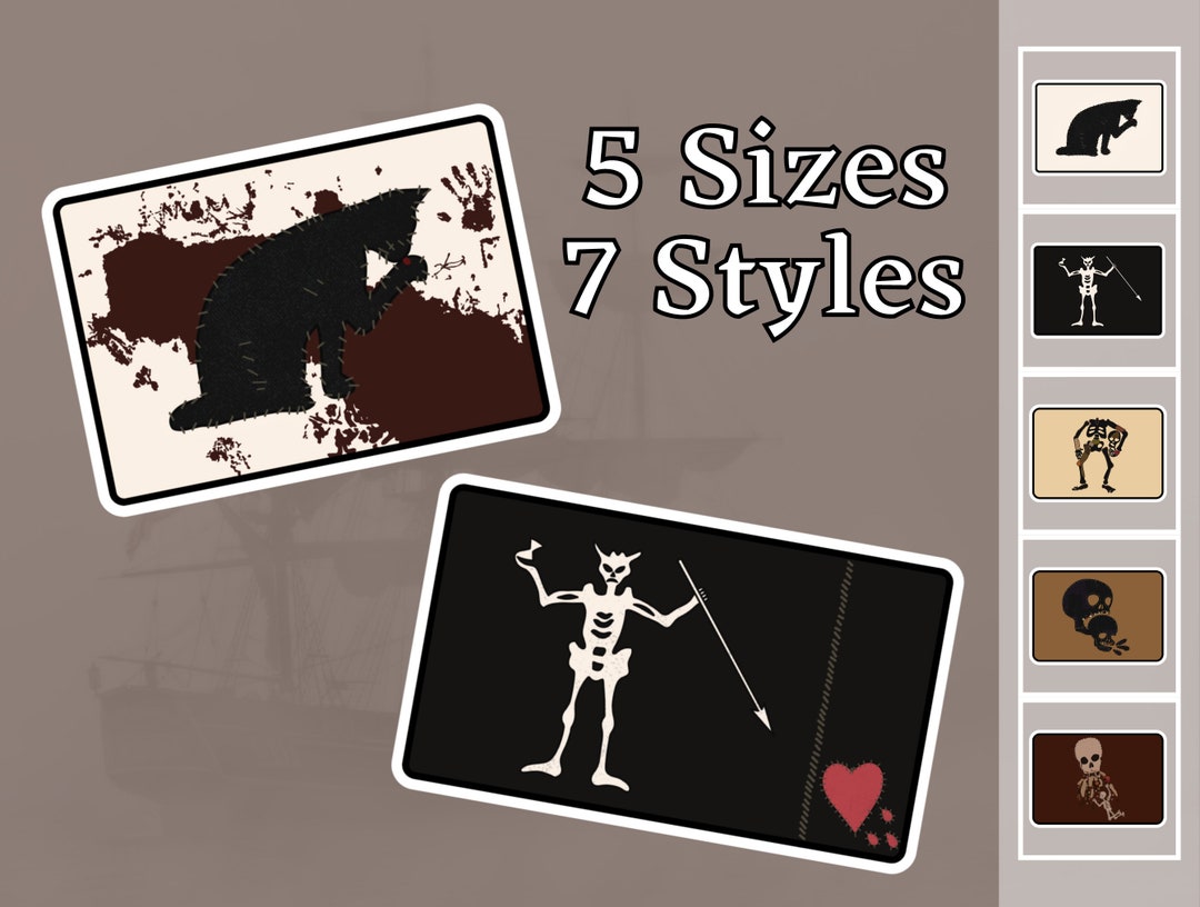 OFMD Flag Stickers Waterproof Vinyl Our Flag Means Death - Etsy