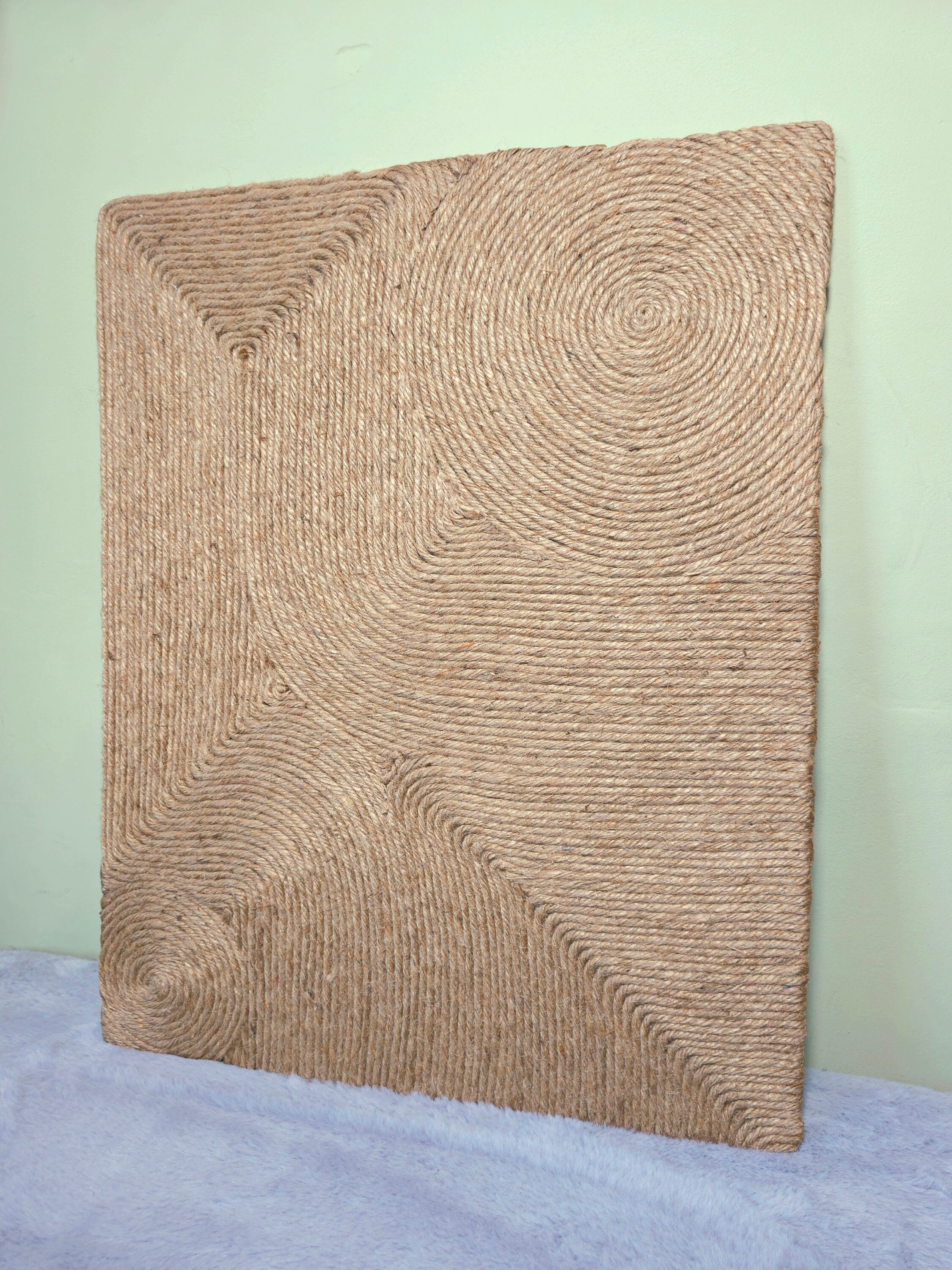 Textured Jute Minimalist Rope Art Natural Wall Art 3D String Design 50. ...