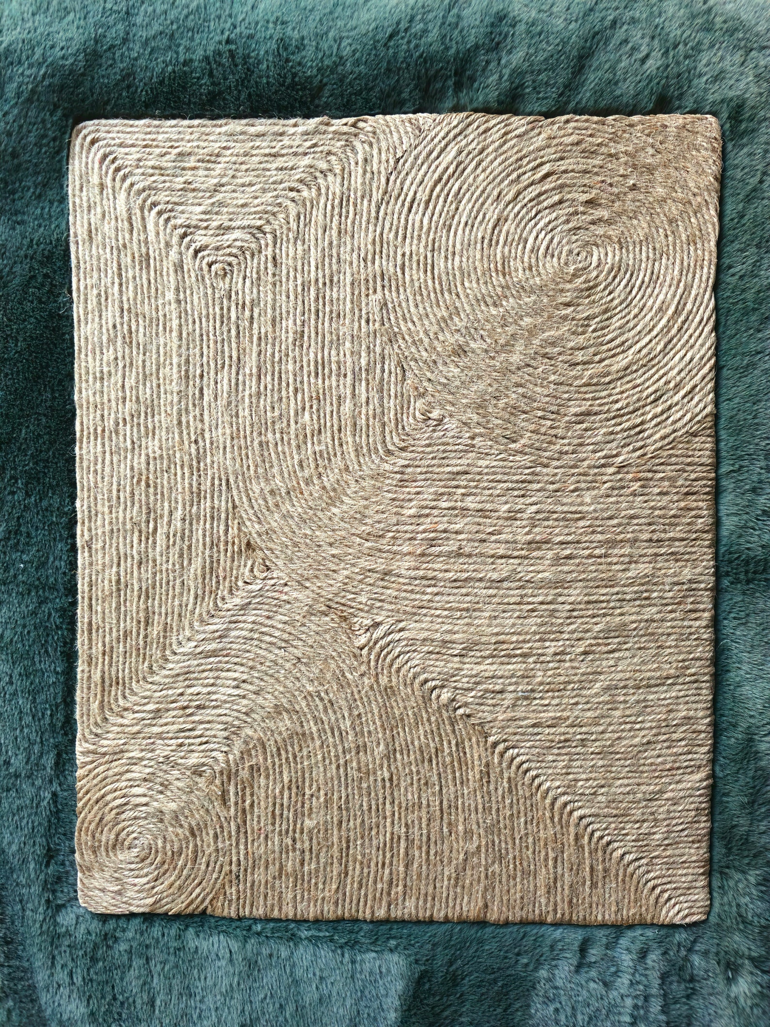 Textured Jute Minimalist Rope Art Natural Wall Art 3D String Design 50. ...