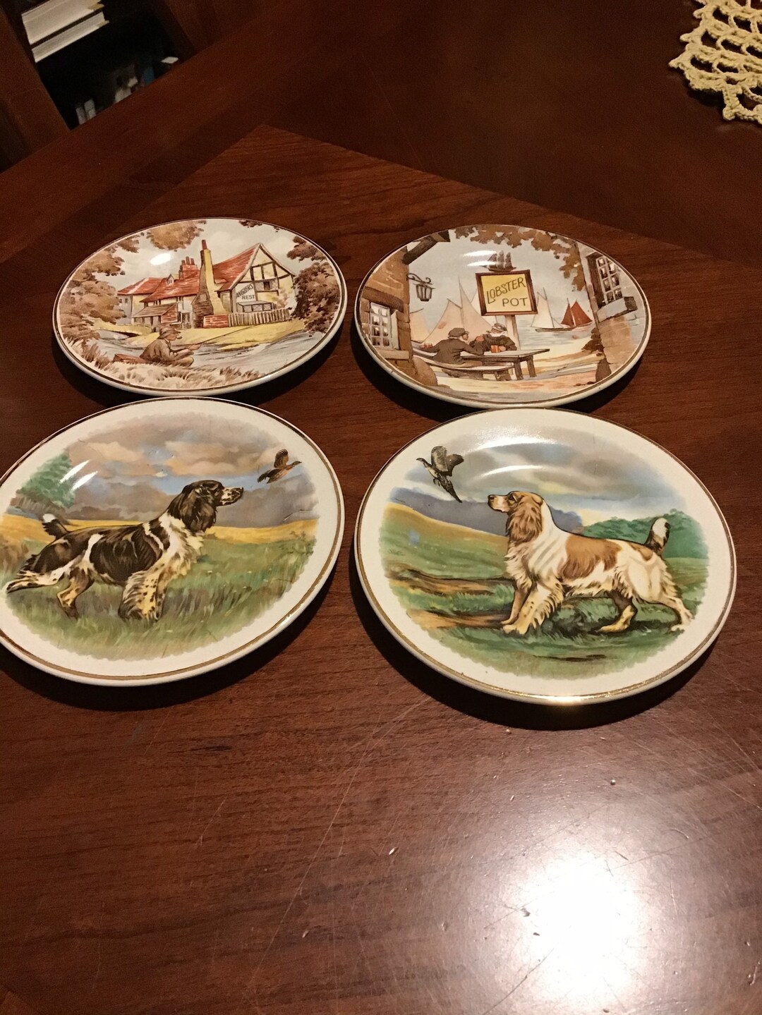 Tunstall Plex St Pottery Countryside Range of Small Saucers. - Etsy