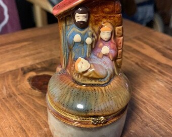 Nativity Trinket Box - Etsy
