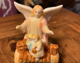 Porcelain Angel Trinket Box With Lid by Reutter Made in Germany Vintage ...