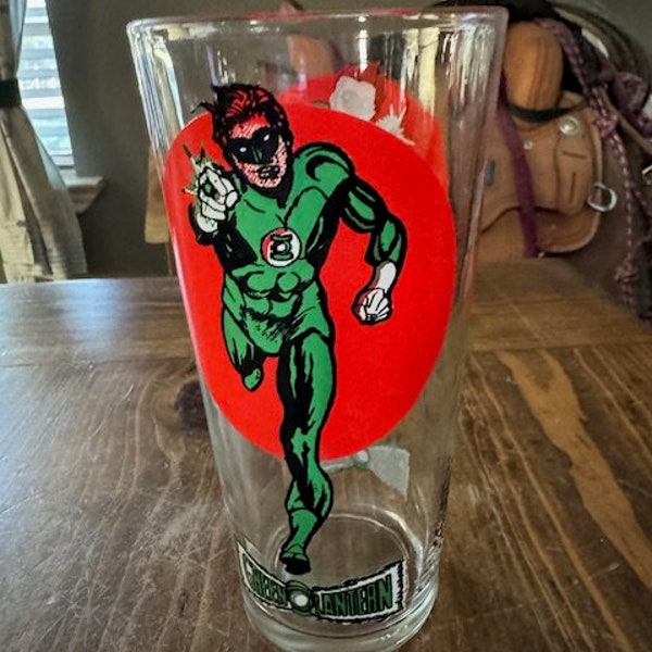 Vintage Super Hero Pepsi Glass - Etsy