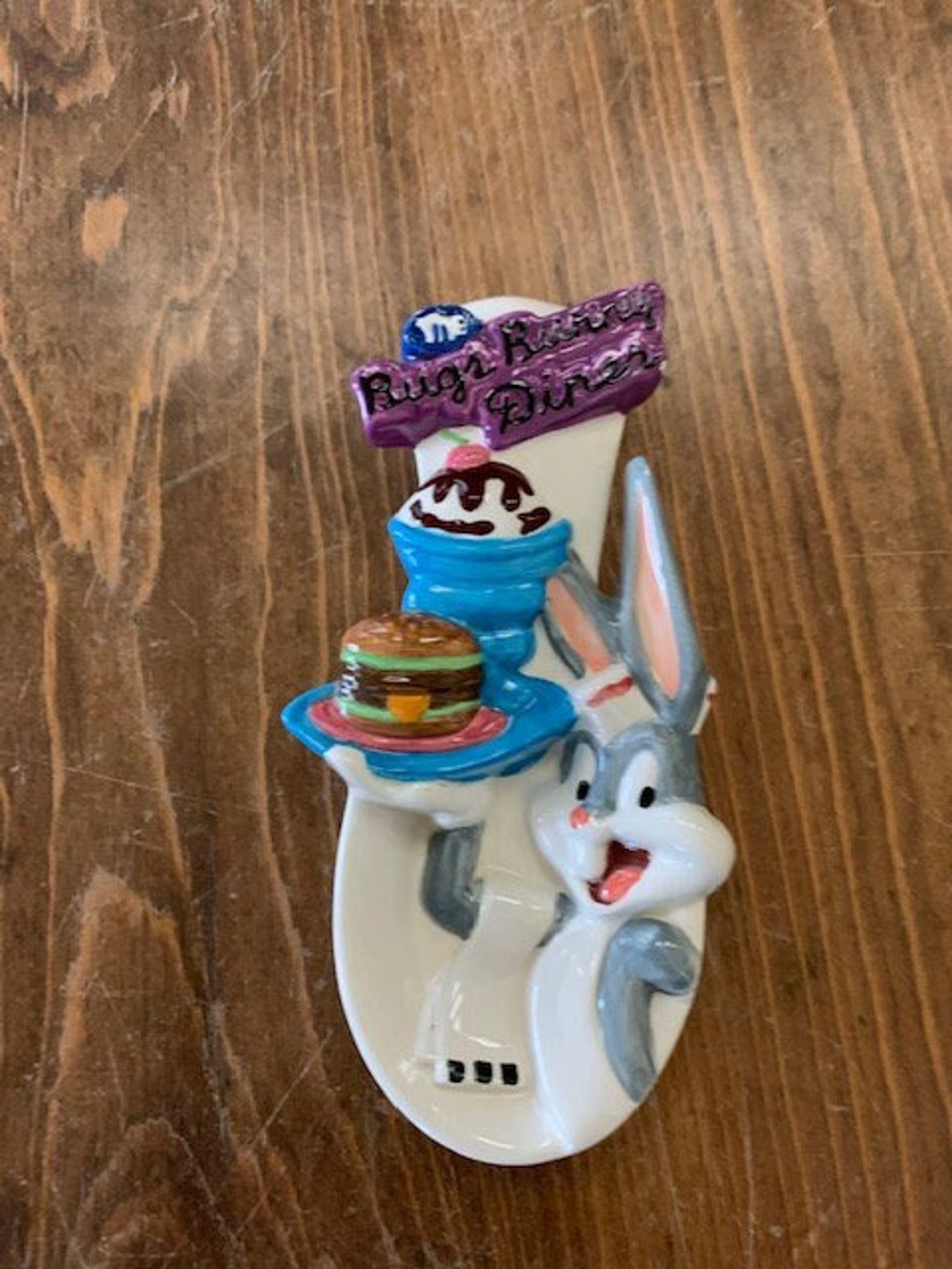 Vintage Ceramic Looney Tunes Bugs Bunny Spoon Rest - Etsy