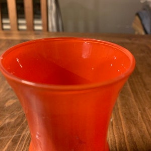 Orange Depression Glass Drinking Glass - Etsy