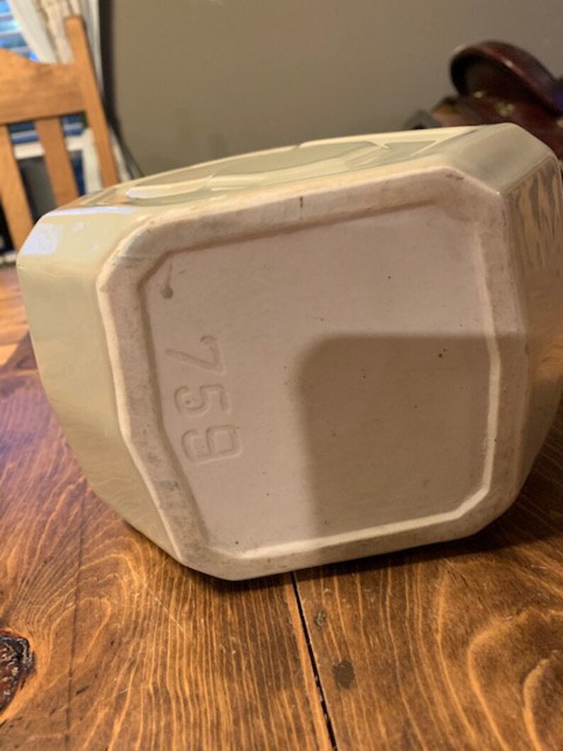 Alamo Pottery Art Deco White Ceramic Pitcher Hexagon Style - Etsy