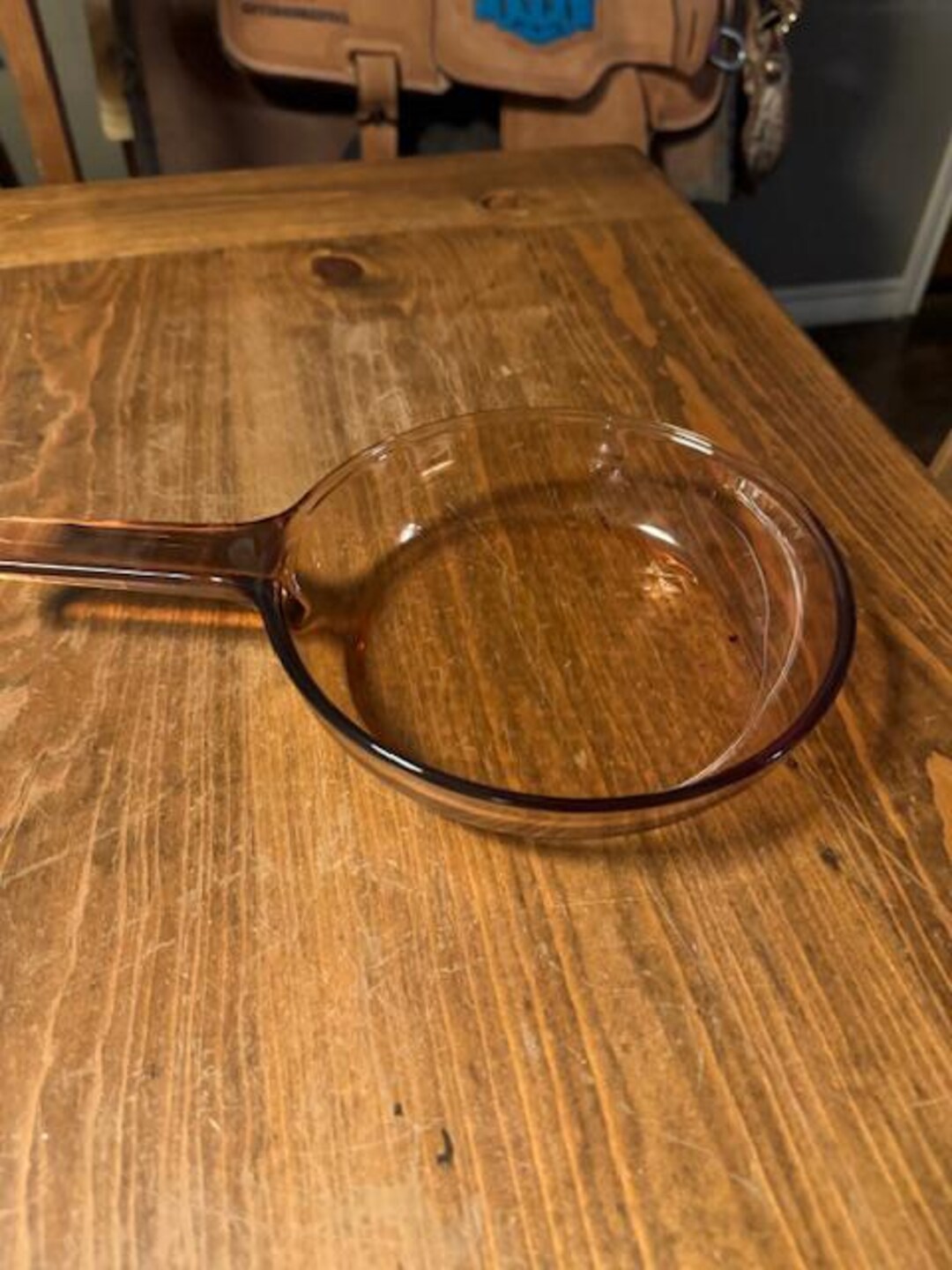 Vintage Corning Vision Brown Smoke Glass Fry Pan Made in France, 7 ...