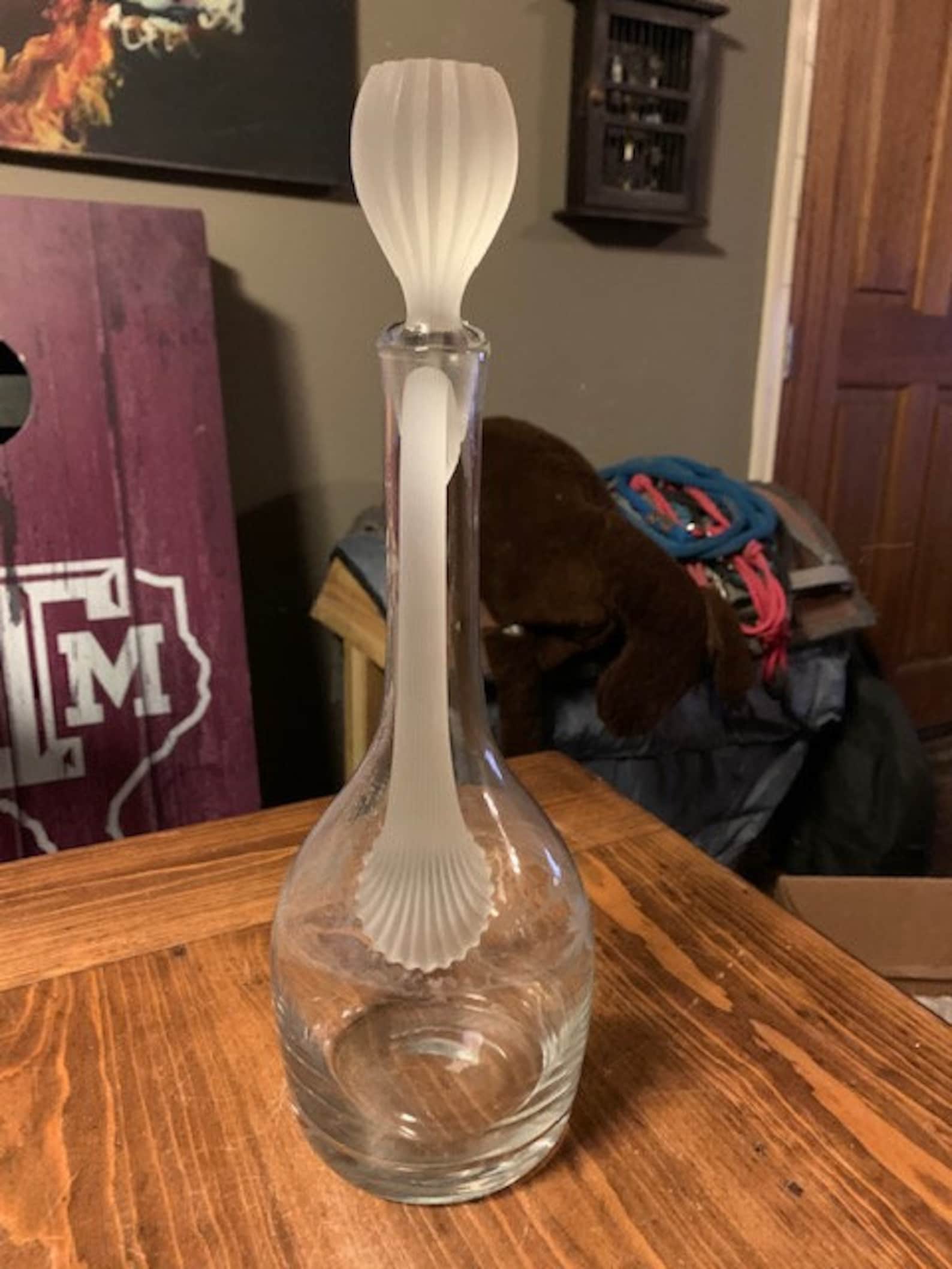 Mikasa Pineapple Etched Crystal Wine Decanter - Etsy UK