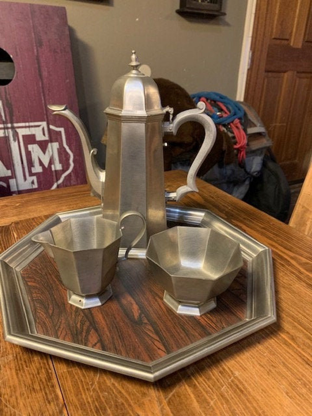 Gorham Pewter Coffee Set - Etsy