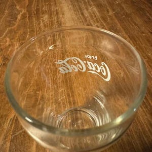 Set of 4 Vintage 1990s Enjoy Coke Coca-cola Glass With Classic ...