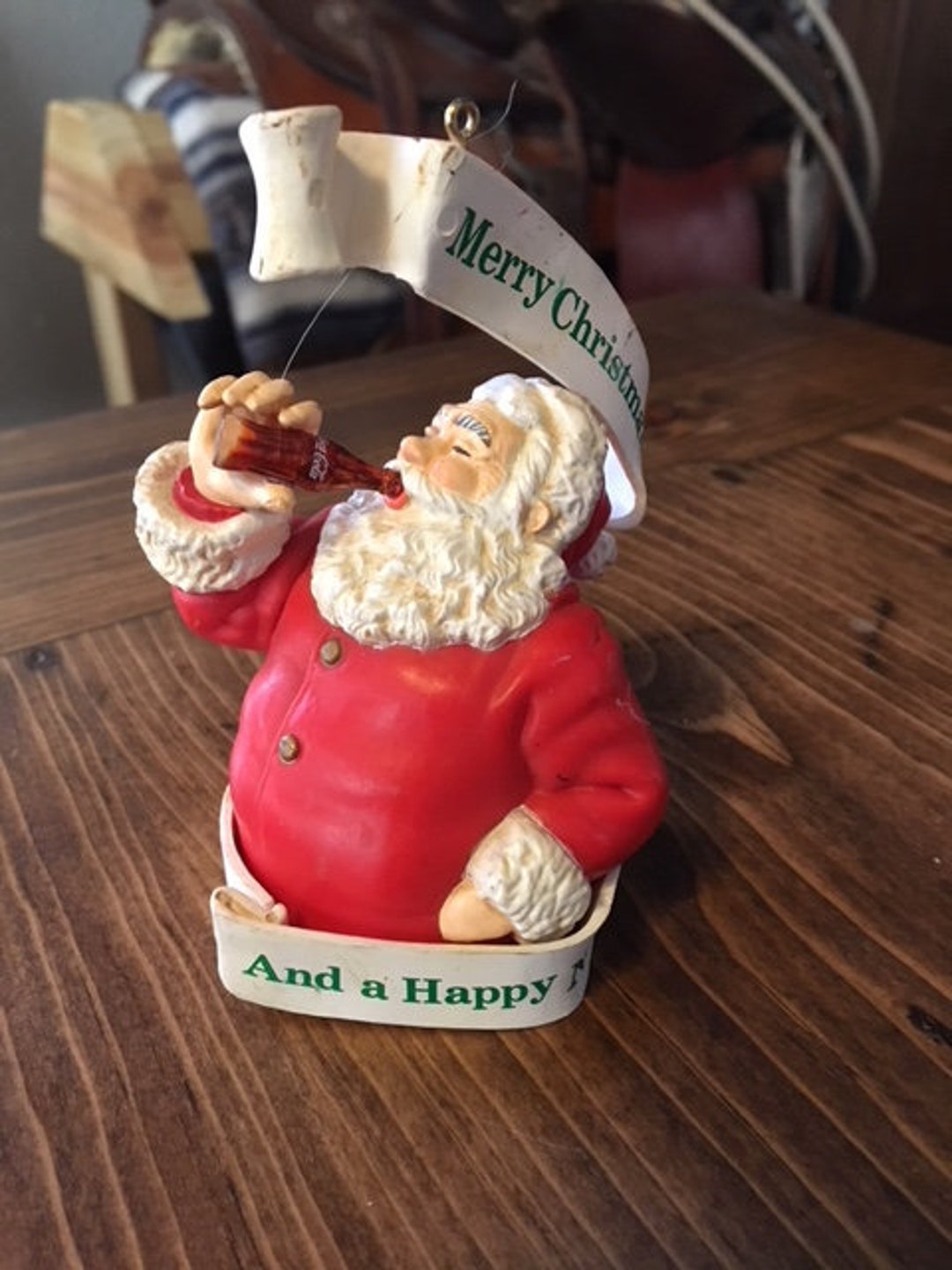 Vintage Coca Cola Santa Ornament 1990 Trim a Tree Collection, Santa ...