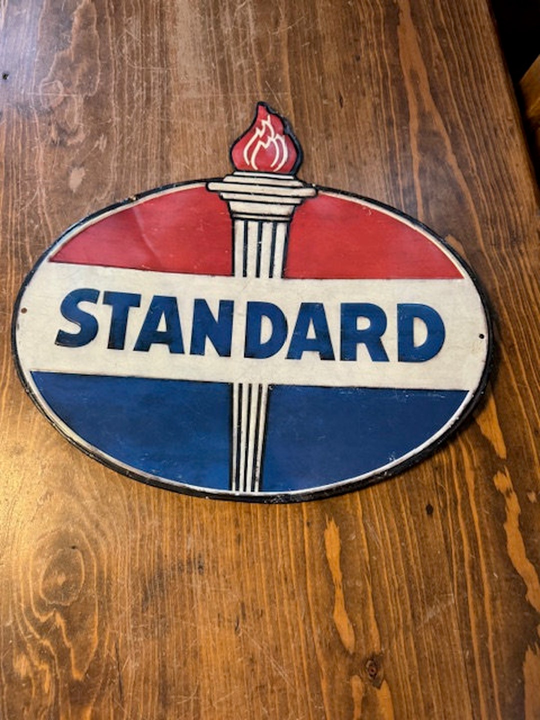 Vintage Standard Oil Sign - Etsy