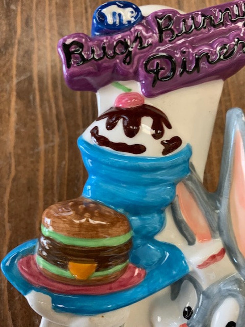 Vintage Ceramic Looney Tunes Bugs Bunny Spoon Rest - Etsy