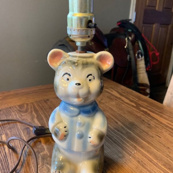 Teddy Bear Lamp - Etsy
