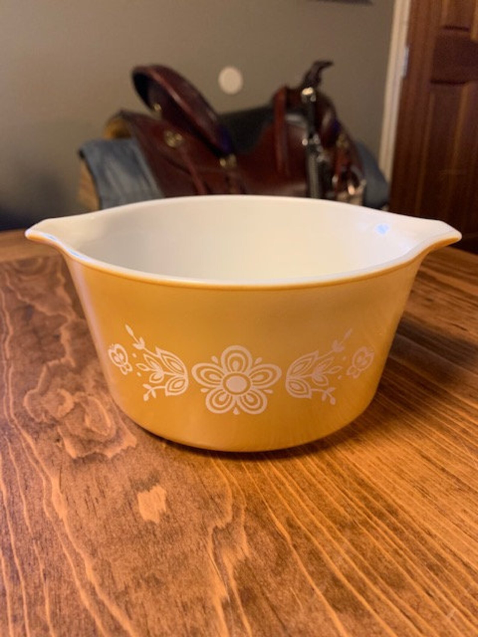 Pyrex Butterfly Gold 1 Quart Casserole Dish 473 - Etsy