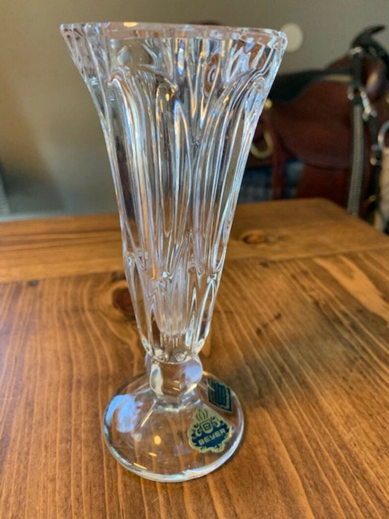 Bleikristall Beyer Lead Crystal 6 Vase | Etsy