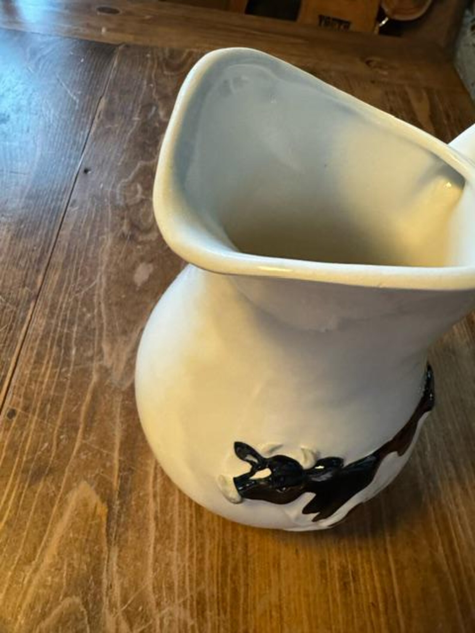 Vintage Holstein Cow Pitcher by Otagiri - Etsy