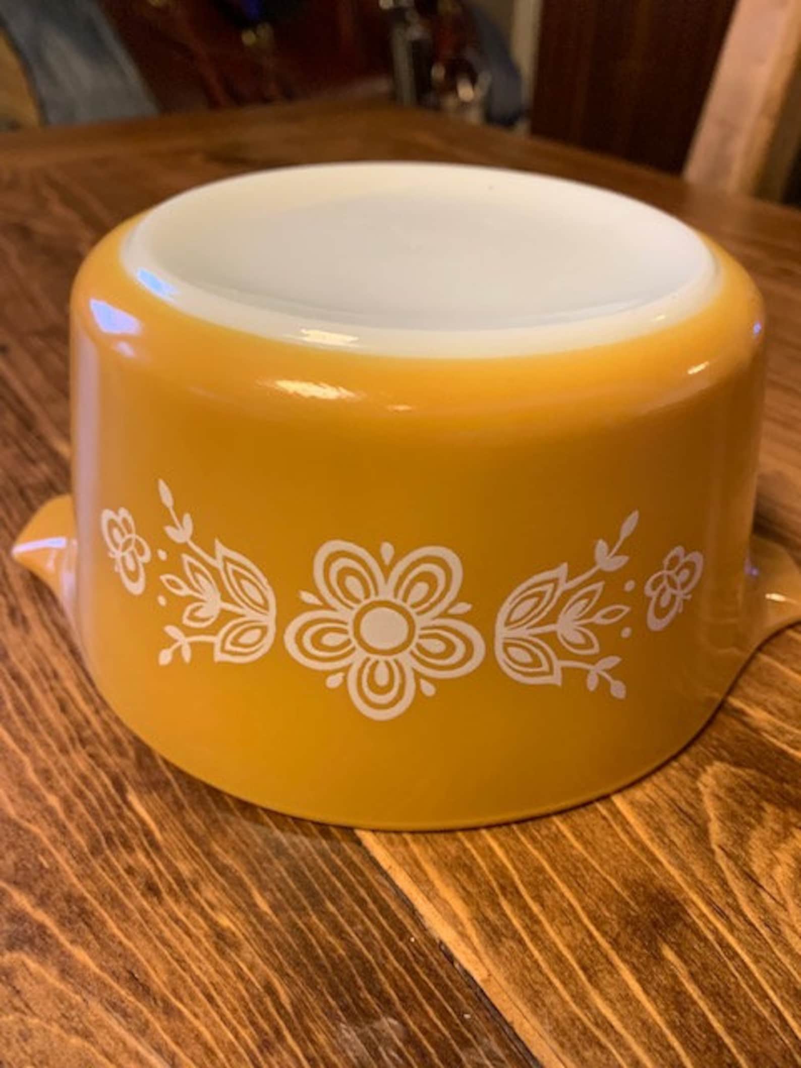 Pyrex Butterfly Gold 1 Quart Casserole Dish 473 | Etsy