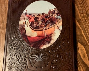 26 Old West Time Life COMPLETE Book Set Staging Decor Leatherette Brown ...