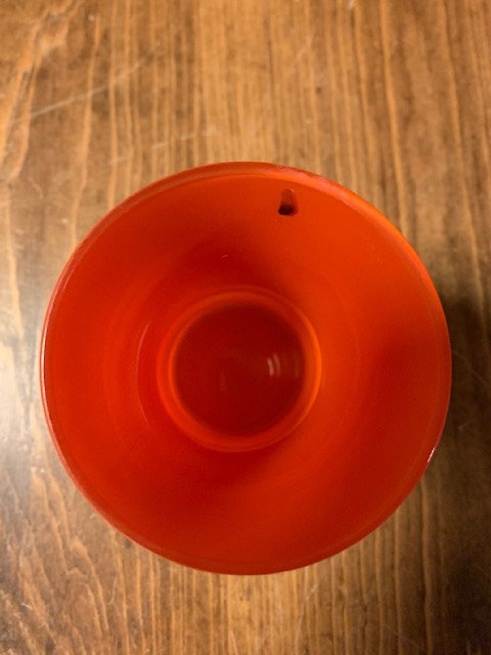 Orange Depression Glass Drinking Glass - Etsy