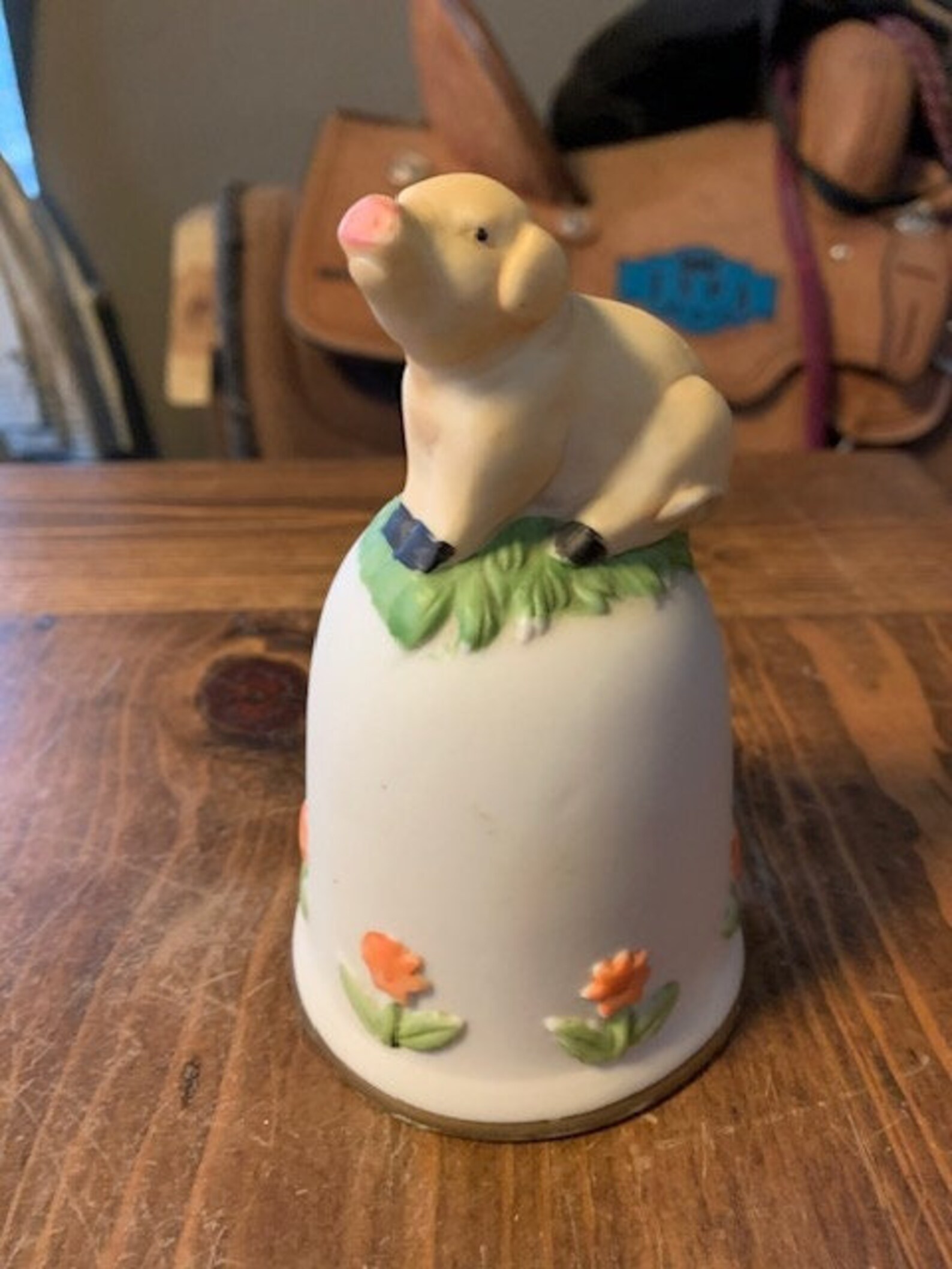 Vintage Pig Bell - Etsy