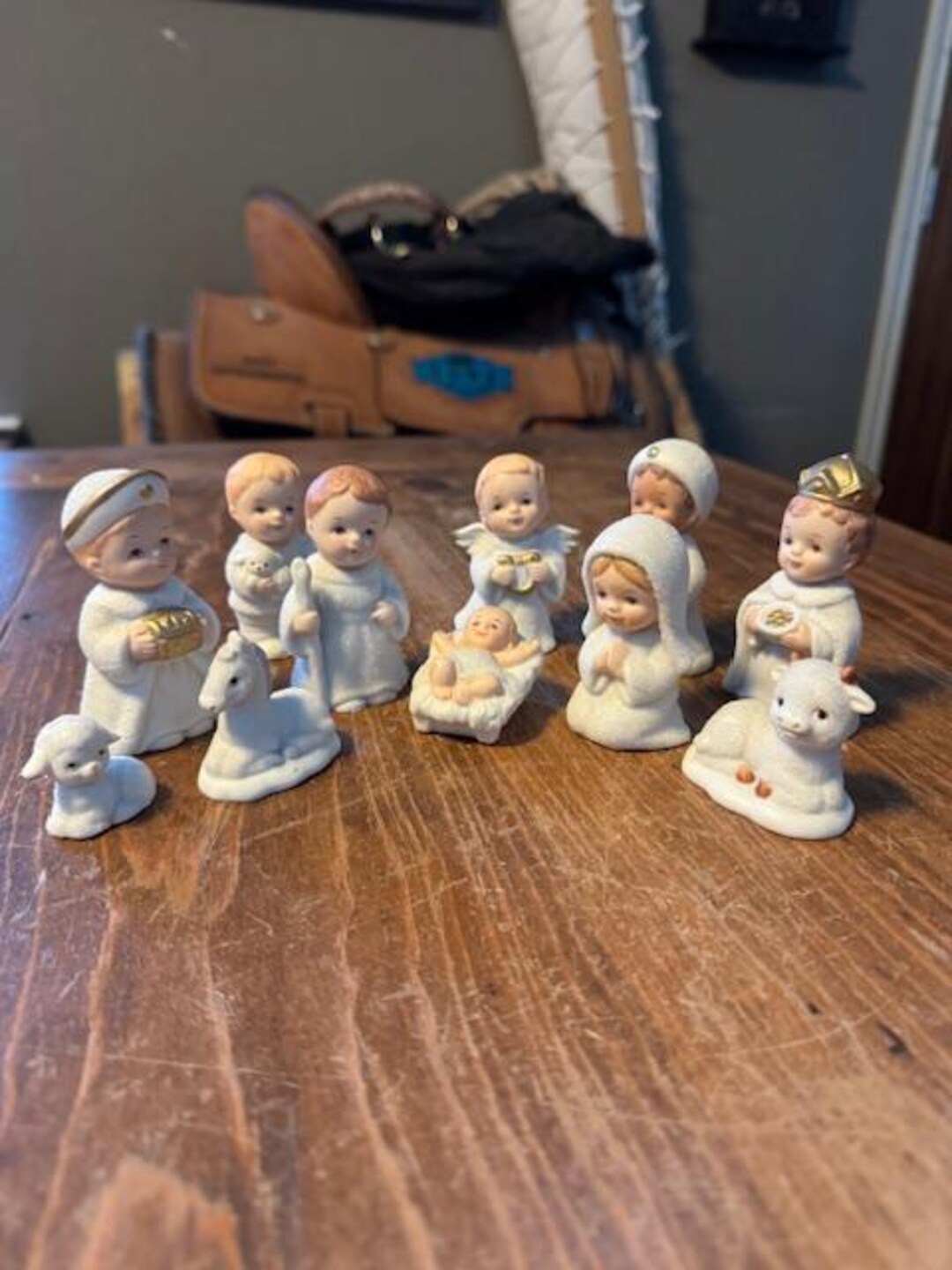 Vintage Homco Eleven Piece Nativity Set - Etsy
