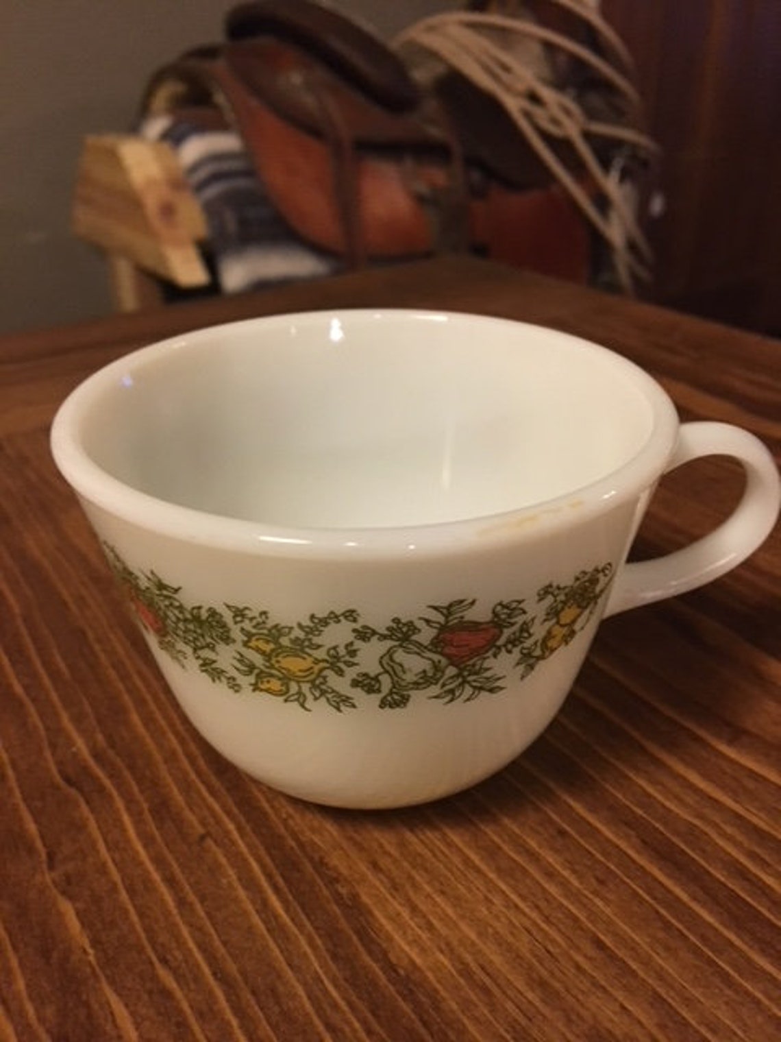 Vintage Pyrex Spice of Life Tea Cups Milk Glass Tea Cups - Etsy