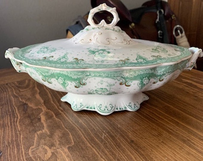 Antique Alfred Meakin Selwyn Pattern Oval Covered Vegetable Dish - Etsy
