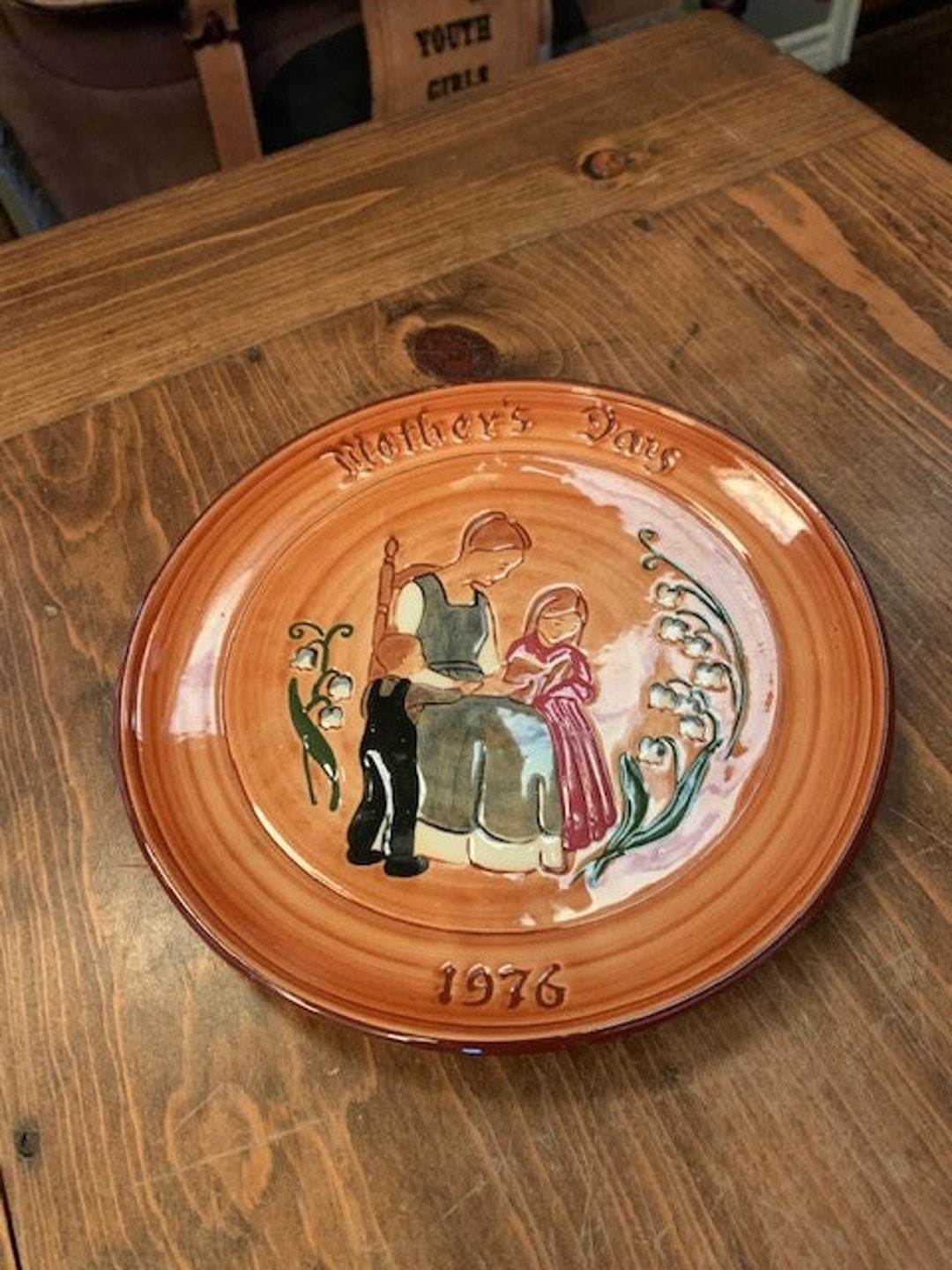 1976 Glen View Pottery Mothers Day Plate - Etsy
