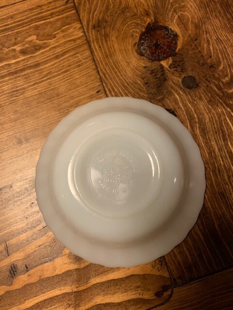 Vintage Fire King Bowl Gold Rim Fire King Milk Glass Soup | Etsy