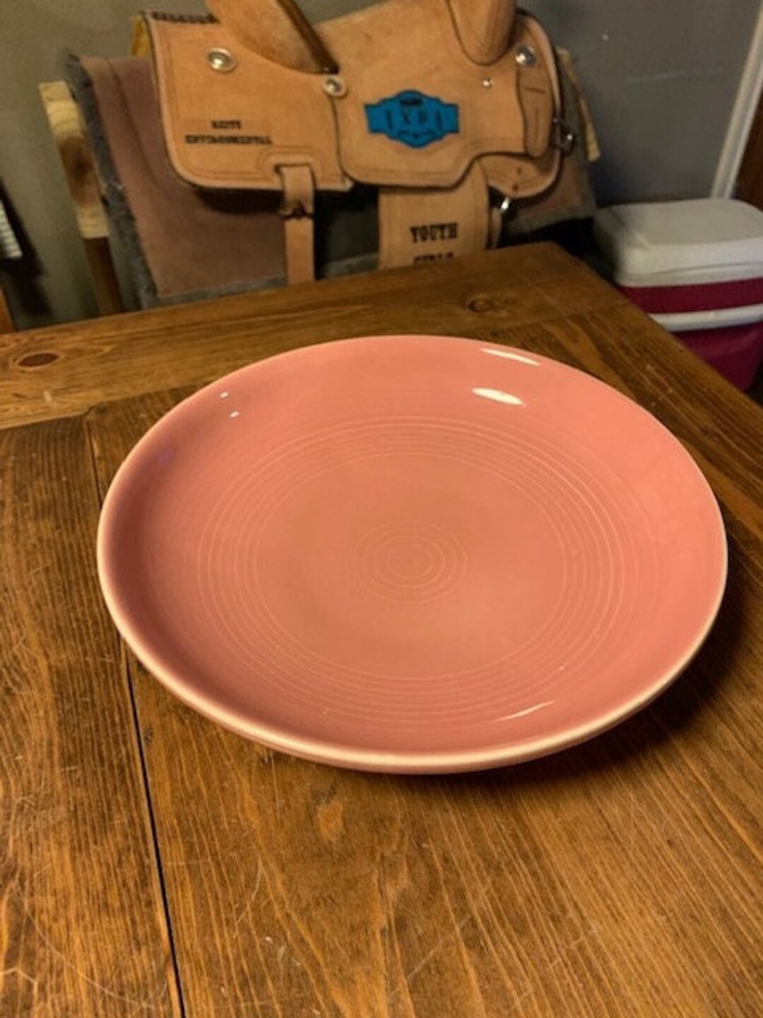 Fiesta Rose Colored Presentation Bowl - Etsy