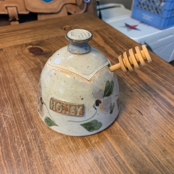 Vintage Honey Pot - Etsy