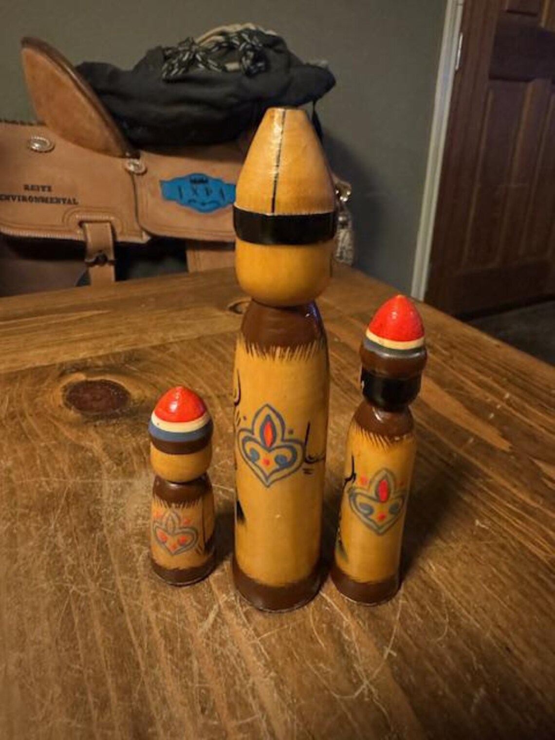 Set of 3 Wooden Dolls From Egypt - Etsy