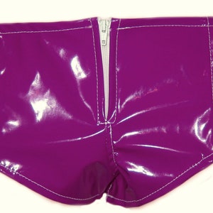 Gold PVC Hotpants Vinyl Shorts Hotpants Pink Purple - Etsy