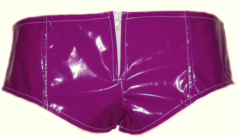 Gold PVC Hotpants Vinyl Shorts Hotpants Pink Purple - Etsy