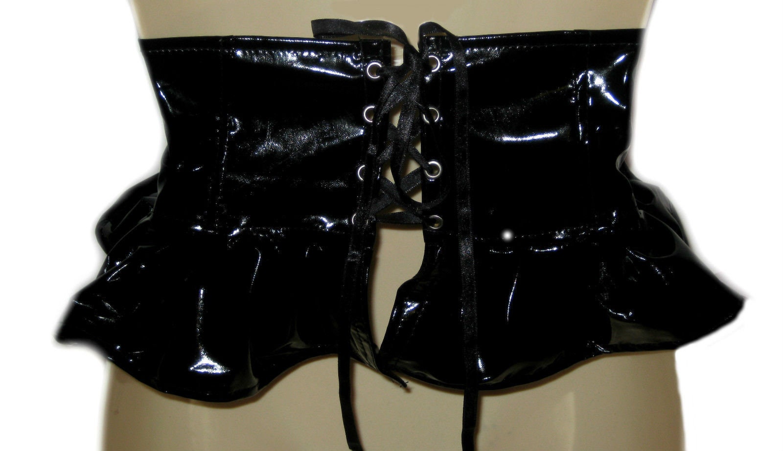 Custom Made Red Black Pink PVC Halter Top Black Boobless All - Etsy