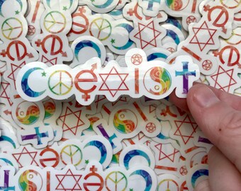 Coexist Sticker | Etsy