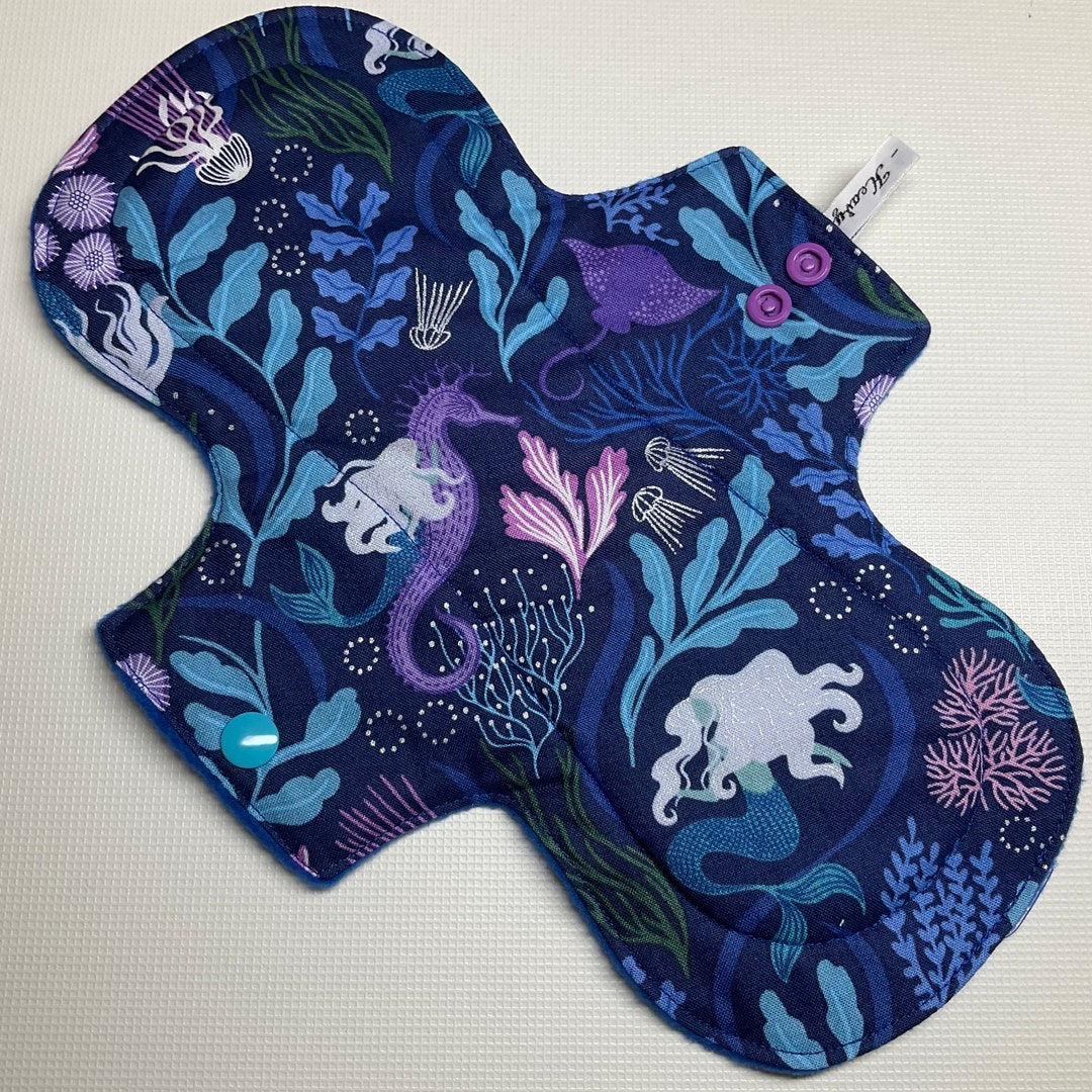 Under The Sea! Mermaid cloth pads, period pads, Menstrual pads, Cloth ...