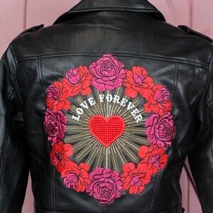 Black Cropped Bride Leather Jacket Bridal Cover up Custom Bride Jacket ...